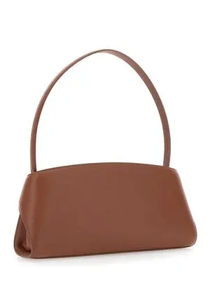 FERRAGAMO Hug East West Leather Shoulder Bag - Brown