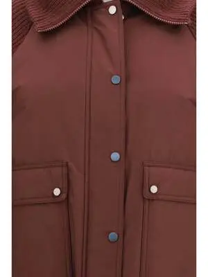Brunello Cucinelli Down Jacket With Wool Sleeves