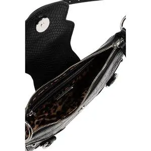 Balenciaga Calf Leather Shoulder Bag - Black