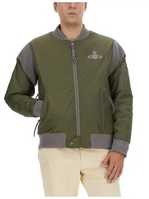 VIVIENNE WESTWOOD Bomber Jacket With Logo