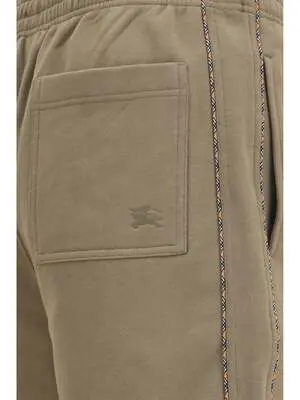 Burberry Cotton Shorts With Check Trims