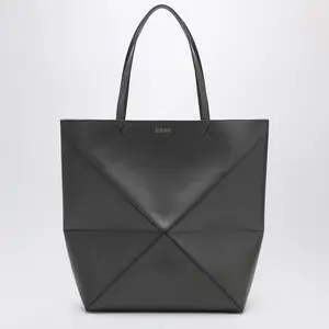 Loewe Dark Grey Puzzle Fold Tote Xl Bag - Gray