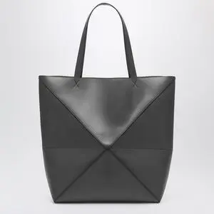 Loewe Dark Grey Puzzle Fold Tote Xl Bag - Gray