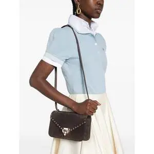 Valentino Garavani Rockstud Crossbody Bag - Brown