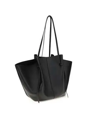 Yuzefi Mochi Leather Shoulder Bag - Black