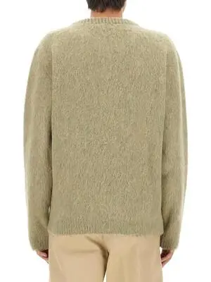 LEMAIRE Brushed Wool Sweater - Gray