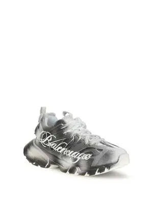 Balenciaga Track Stencil Sneakers - Gray