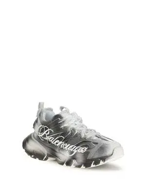 Balenciaga Track Stencil Sneakers - Gray
