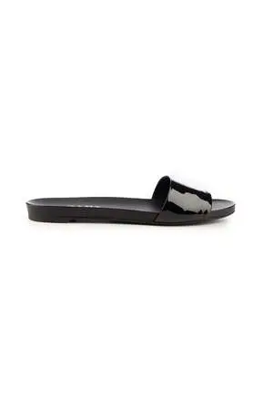 Prada Glossed Slipper Slides