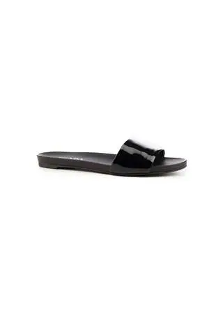 Prada Glossed Slipper Slides