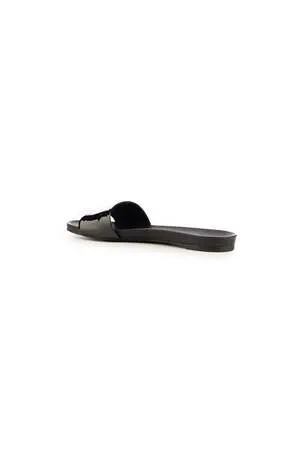Prada Glossed Slipper Slides