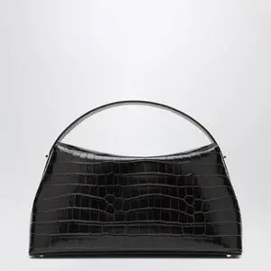 TOTEME Crocodile-embossed Leather Handbag - Brown