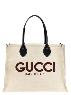 Gucci Midi Shopping Bag - Cream