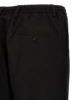 Marni Tropical Wool Crop Pants - Black