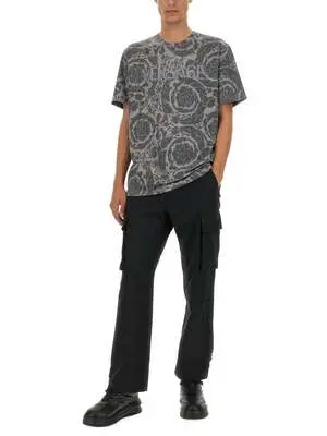 Versace Silhouette Baroque Logo T-shirt