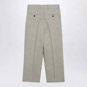 TOTEME High-waisted Linen Shorts - Cream