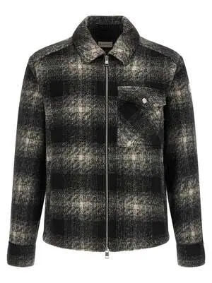 Moncler Zip Overshirt - Gray