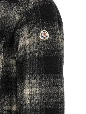 Moncler Zip Overshirt - Gray