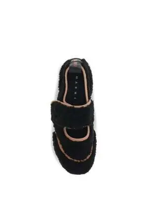 Marni Mary Jane Shearling Sneakers
