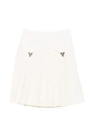 Versace Wool Midi Skirt - Multicolor