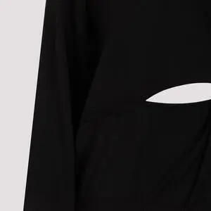 Sportmax Virgin Wool Cutout Pullover - Black