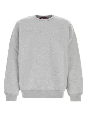 Gucci Grey Cotton Blend Oversize Sweatshirt - Gray