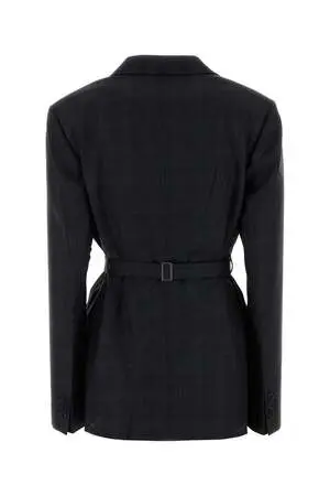 Prada Embroidered Wool Blazer