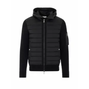 Moncler Logo Tricot Cardigan - Black