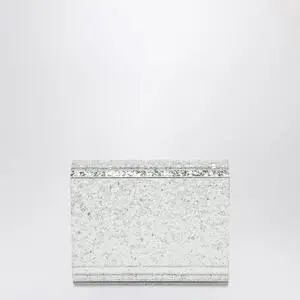 JIMMY CHOO Champagne-coloured Candy Clutch