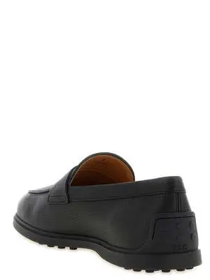 TOD'S Hammered Leather Loafers