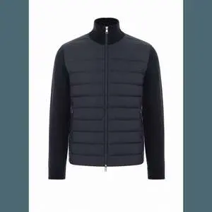 Moncler Logo Tricot Cardigan - Blue
