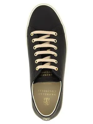 Brunello Cucinelli Leather Sneakers - Black