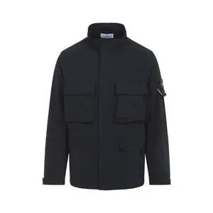 Stone Island Polyester Jacket - Black