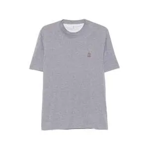 Brunello Cucinelli Grey T-shirts & Vests T-shirts - Gray