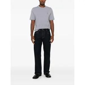 Brunello Cucinelli Grey T-shirts & Vests T-shirts