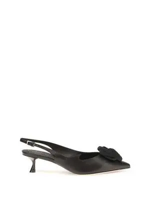ROGER VIVIER Rose Vivier Slingback Pumps - Black