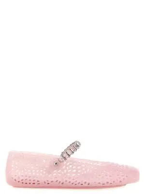 JIMMY CHOO The Jelly Ballet Flats - Pink