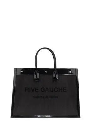 Saint Laurent Rive Gauche Medium Tote Bag - Black