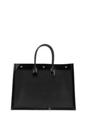 Saint Laurent Rive Gauche Medium Tote Bag - Black