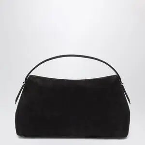 TOTEME T-lock Suede Bag - Brown