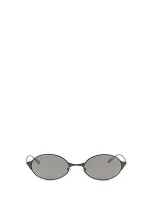 Alexander McQueen Neo Oval Sunglasses - Gray
