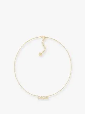 Dior Diorevolution Metal Necklace With Gold Finishes - Multicolor
