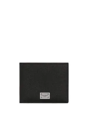 Dolce & Gabbana Bi-fold Leather Wallet - Black