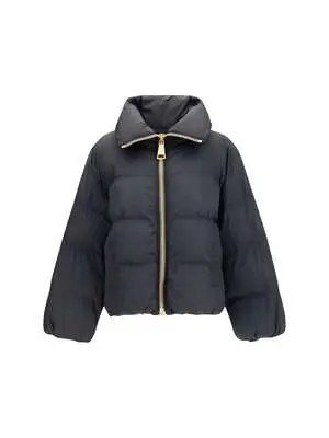 Balmain Padded High-neck Jacket - Black