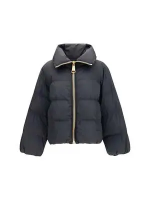 Balmain Padded High-neck Jacket - Black