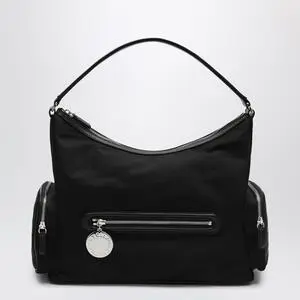 Stella McCartney Dartmoor Shoulder Bag In Econyl, Ultra - Black
