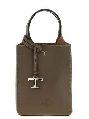 TOD'S Micro 't Timeless' Handbag - Green