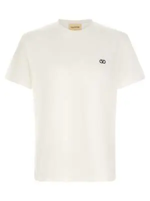 Valentino Garavani Vlogo Signature' T-shirt - White