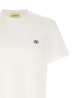 Valentino Garavani Vlogo Signature' T-shirt - White
