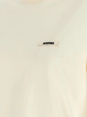 Jacquemus Le T-shirt Gros Grain - Cream